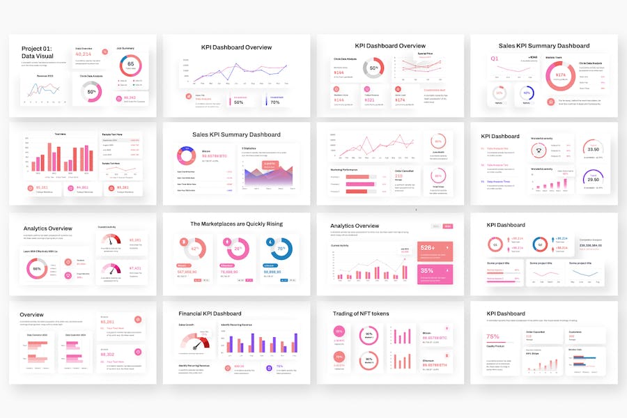 Kpi 仪表板 信息图表 Powerpoint 模板 Kpi Dashboard Infographic Powerpoint Template